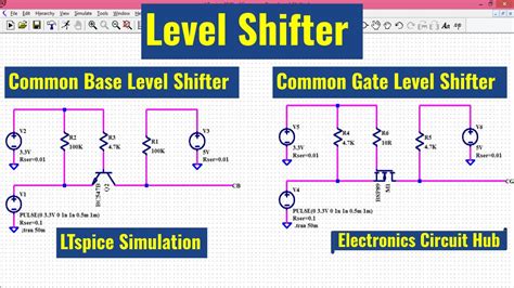 Designing A Common Gate Level Shifter In LTSpice Step By Step Guide YouTube