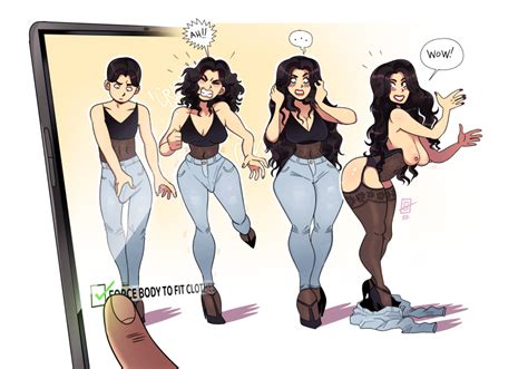 Rule 34 Ass Expansion Breast Expansion Corset Gender Transformation