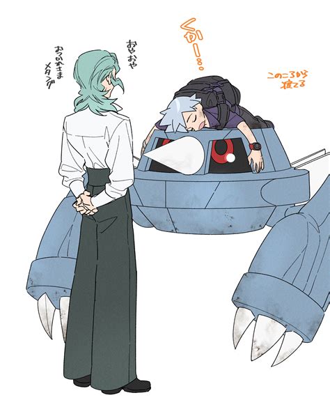 Steven Stone Wallace And Metang Pokemon And More Drawn By Xia Ryugo Danbooru