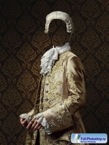 старинный костюм фотошаблон для Photoshop Всё для работы в Фотошопе
