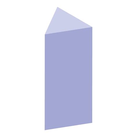 Triangular Prism Standing On A White Background With Pastel Colors 47047036 Vector Art At Vecteezy