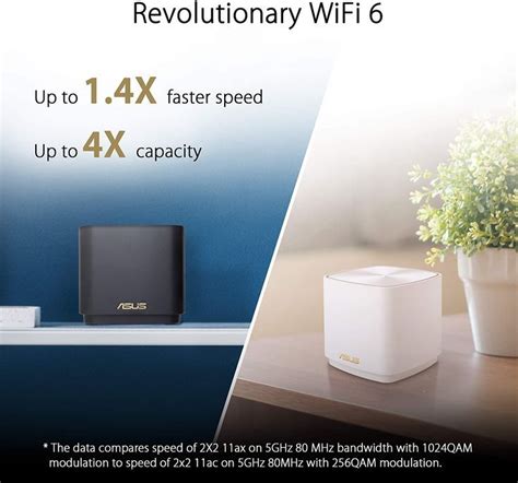 Asus Zenwifi Ax Mini Mesh Wifi System Ax Xd Pk Whole Home Coverage Up To Sq Ft