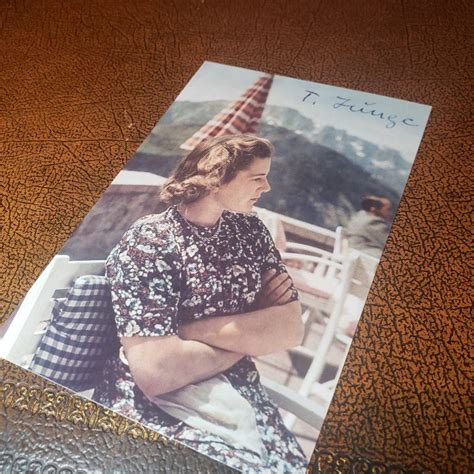 Traudl Junge Signed Photo Krause Papierwerke