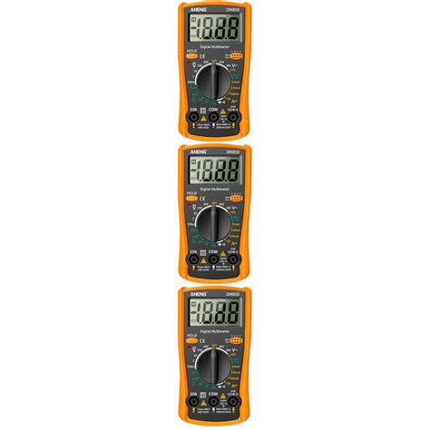 Set Of 3 Automotive Oscilloscope Volt Meter Leads Digital Multimeter