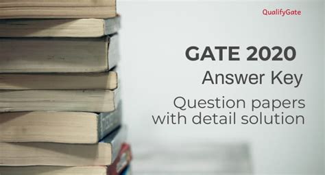Gate 2020 Answer Key Question Paper With Solution Available