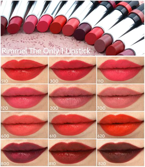 Rimmel The Only 1 Lipstick Collection Review And Swatches Rimmel