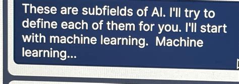 Solved These Are Subfields Of Al ﻿ill Try To Define Each