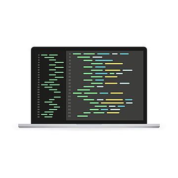 Vector Illustration Of Isometric Concept For Software Development Programming And Coding With A