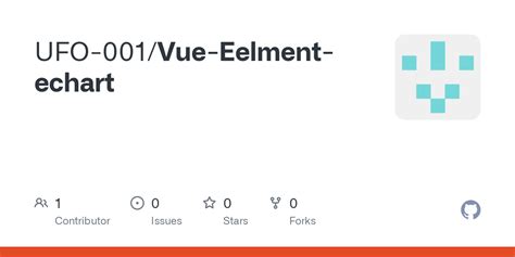 GitHub UFO Vue Eelment Echart