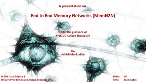Study Of End To End Memory Networks Ppt