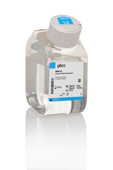 Gibco Dmem Low Glucose Pyruvate No Glutamine No Phenol Red 500 Ml Buy Online Gibco