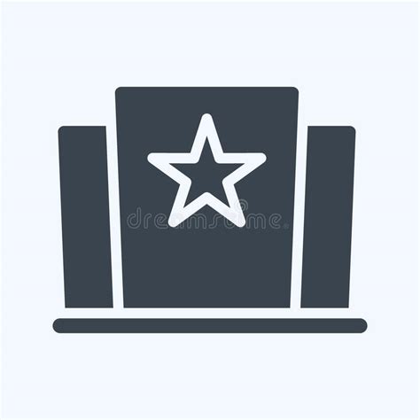 Icon Hotel Suitable For Education Symbol Glyph Style Simple Design