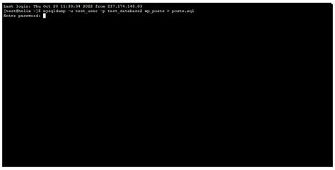 How To Back Up A MySQL Database Knowledge Base ScalaHosting