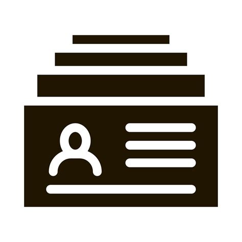 Customer Database Icon Vector Glyph Illustration 17512005 Vector Art At