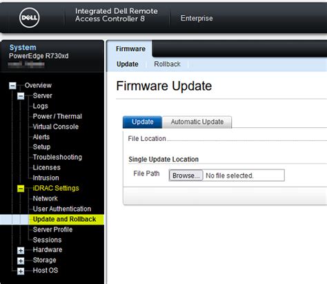 How To Update Dell IDrac8 Firmware From Web UI Managed IT Services Miami