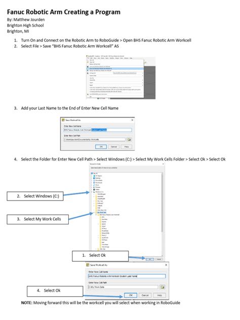 Infoplc Net 03a Fanuc Robotic Arm Creating A Program Pdf Computer Keyboard Computer