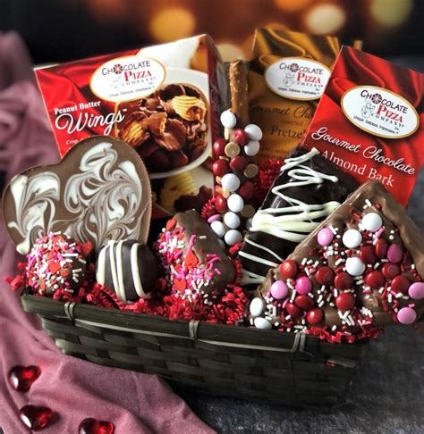 Now And Always Deluxe Valentines Day Chocolate T Basket