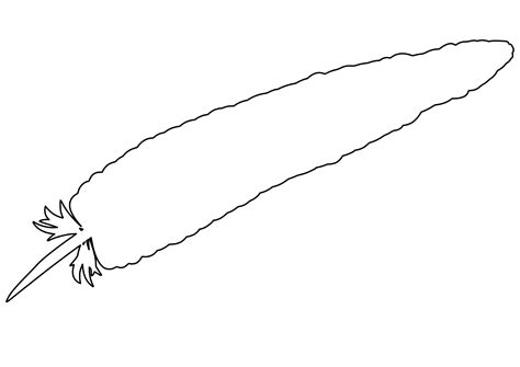 Shape Of Feather Free Printable Papercraft Templates