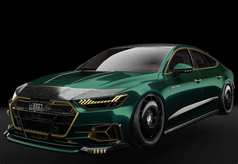 Audi A7 Custom Body Kit 3d Model Cgtrader