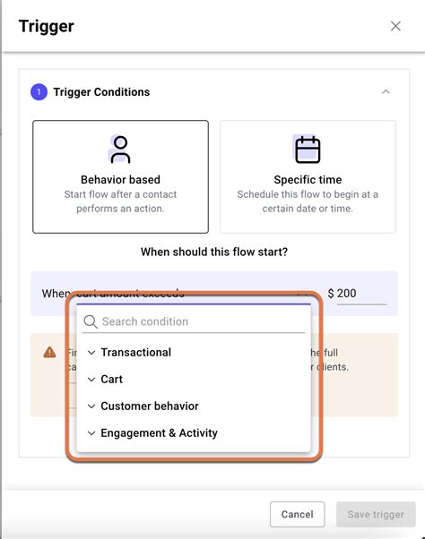 What Are Trigger Conditions Send