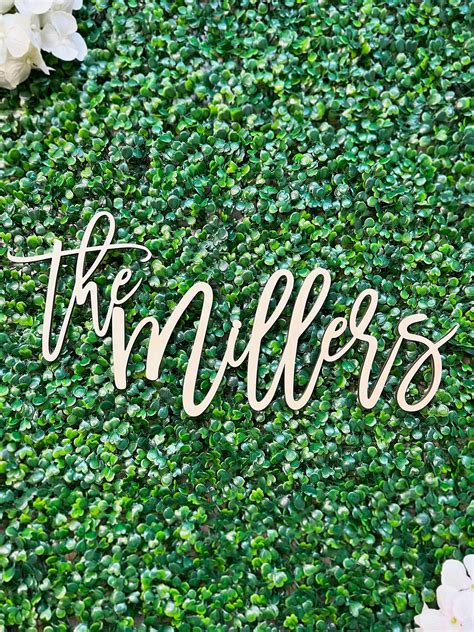 Wedding Backdrop Decoration Custom Last Name Sign Store Of Signs