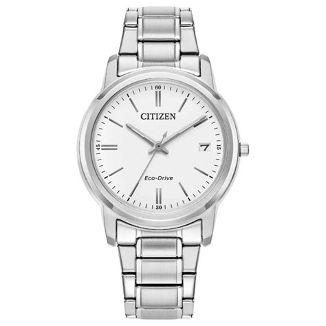 Citizen Womens Eco Drive Watch Silver Tone Stainless Steel Bracelet