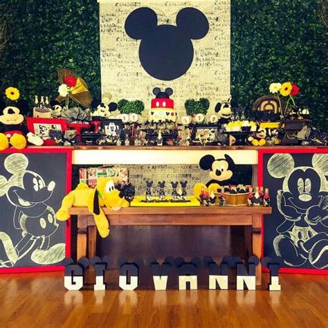 Mickey Festa Mickey Decoração Festa Infantil Festa Mickey E Minnie