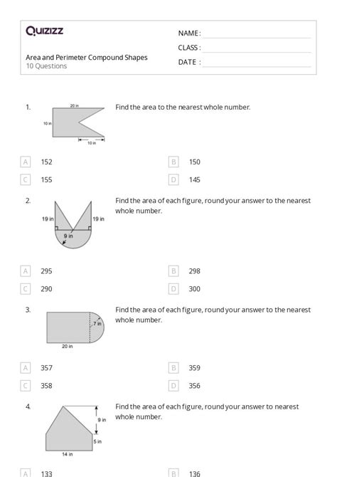 Area And Perimeter Of Basic Shapes