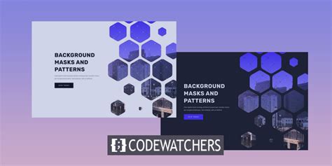how to add background masks and patterns in a hero section in divi