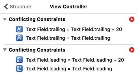 Ios How Can I Space Uitextfield Leading And Training Edges In A