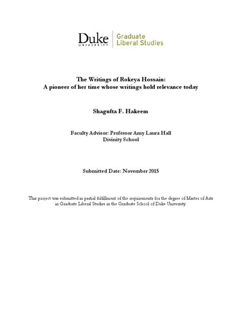The Writing Of Rokeya Hakeem Pdf