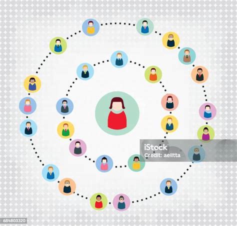 Ilustrasi Vektor Dari Skema Jejaring Sosial Abstrak Ilustrasi Stok Unduh Gambar Sekarang Istock