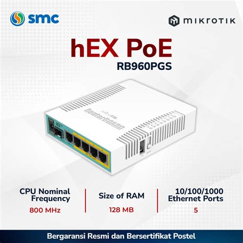 Jual MikroTik HEX PoE RB PGS Shopee Indonesia