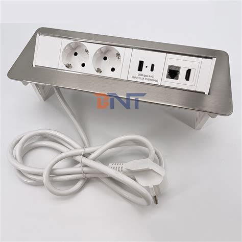 CE Approve Embedded Desktop Pop Up Socket USB Port Furniture Socket For Smart Home Office Pop