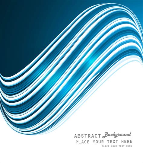 Abstract Blue Technology Colorful Shiny Wave Vector Vectors Graphic Art
