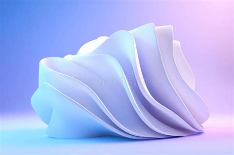 The Resource Consists Of A Geometric Shape Bright Object On A White Background With Copy Space