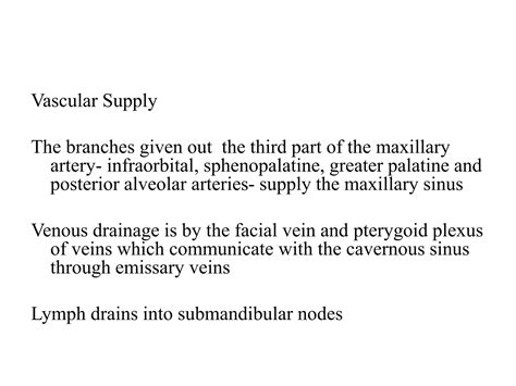 Development Anatomy And Histology Of Maxillary Sinus Pptx