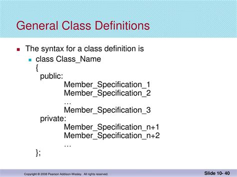 Chapter 10 Defining Classes Ppt Download