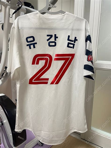 롯데자이언츠 홈유니폼 레플리카 유강남마킹 야구의류 야구화 중고나라