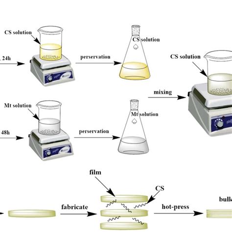 The Self Assembly Process Of The Csmt Composite Film Download
