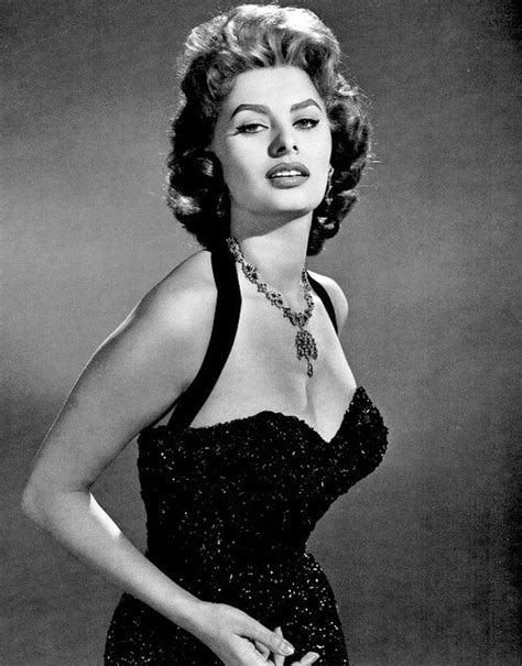 Sophia Loren In The 1950s Sofia Loren Hollywood Glamour Old