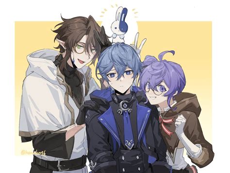 Noah Ebalon Yuria Landar Liberator And Clamor Elsword Drawn By Akabane Yu Danbooru