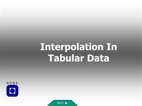 Ppt Interpolation In Tabular Data Powerpoint Presentation Free Download Id 707480