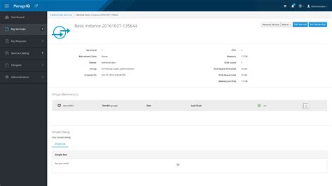 manageiq create a self service catalog item