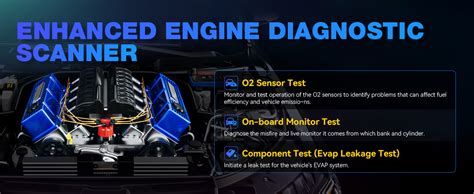 Amazon.com: VDIAGTOOL VD30 Enhanced OBD2 Scanner, Car Code Reader, Universal Check Engine Light ...