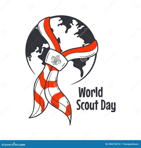 Scout Symbol Hand Gesture Scouting Sketch Vector Illustration