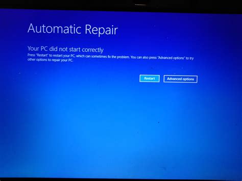Acer V Stuck In Repair Loop Select Troubleshoot Nothing Happens Acer Community