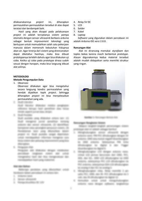 SOLUTION Percobaan Prototype Kontrol Mesin Air Otomatis Berbasis Arduino Nano Studypool