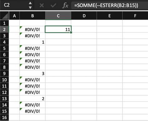 Fonction Esterr Excel Tutoriel Et Exemples [2024]