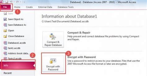 How To Encrypt And Password Protect Your Access Database